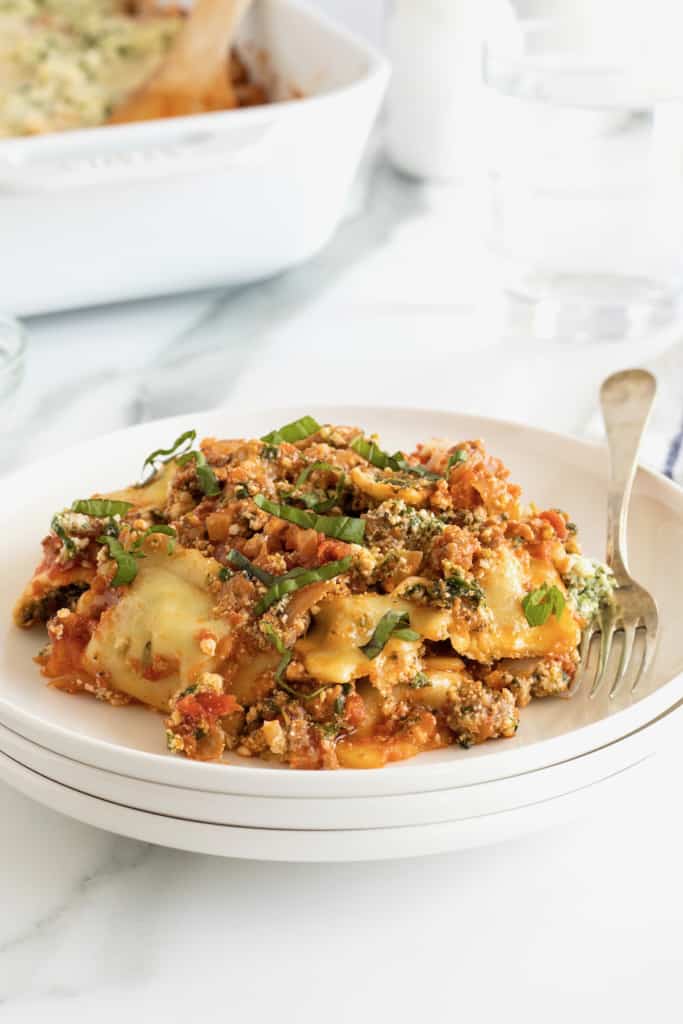 Ravioli Lasagna - The BakerMama