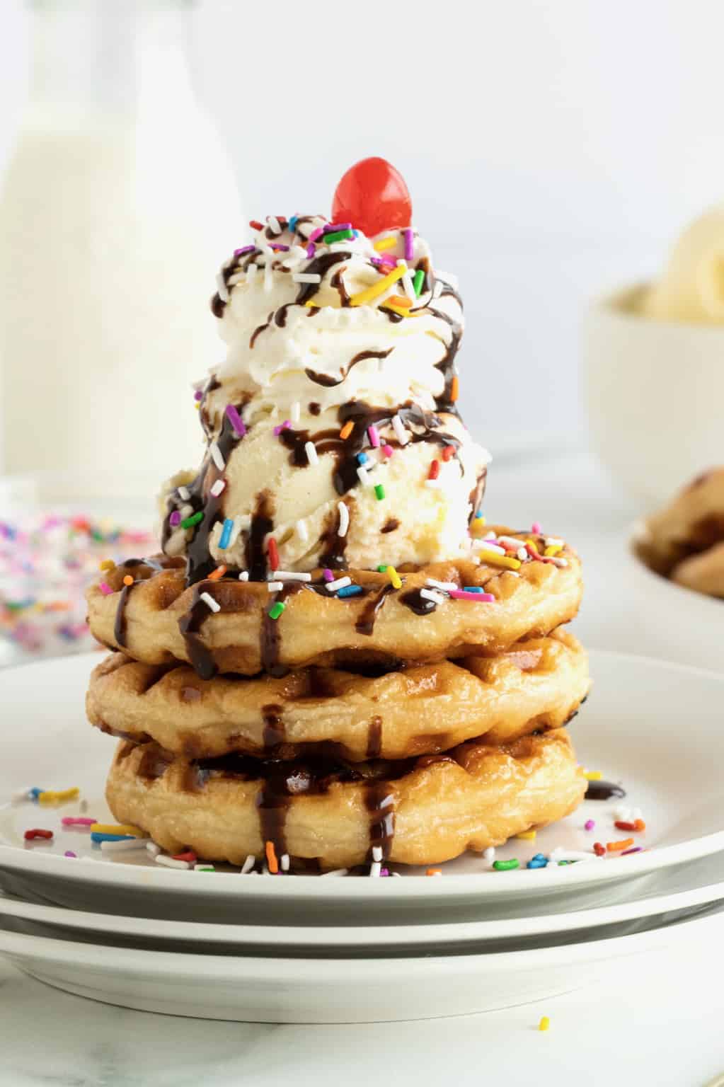 Donut Waffles - The BakerMama