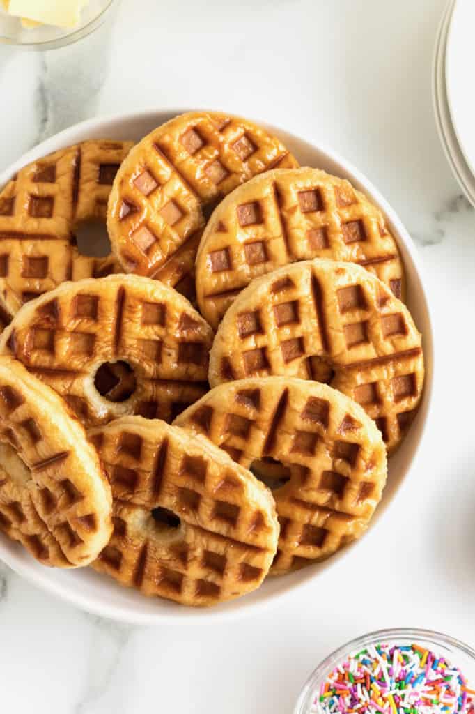 Donut Waffles - The BakerMama