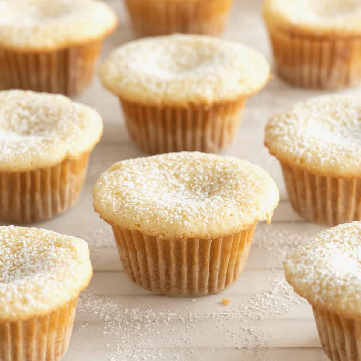 Gooey Butter Cake Bites - The BakerMama