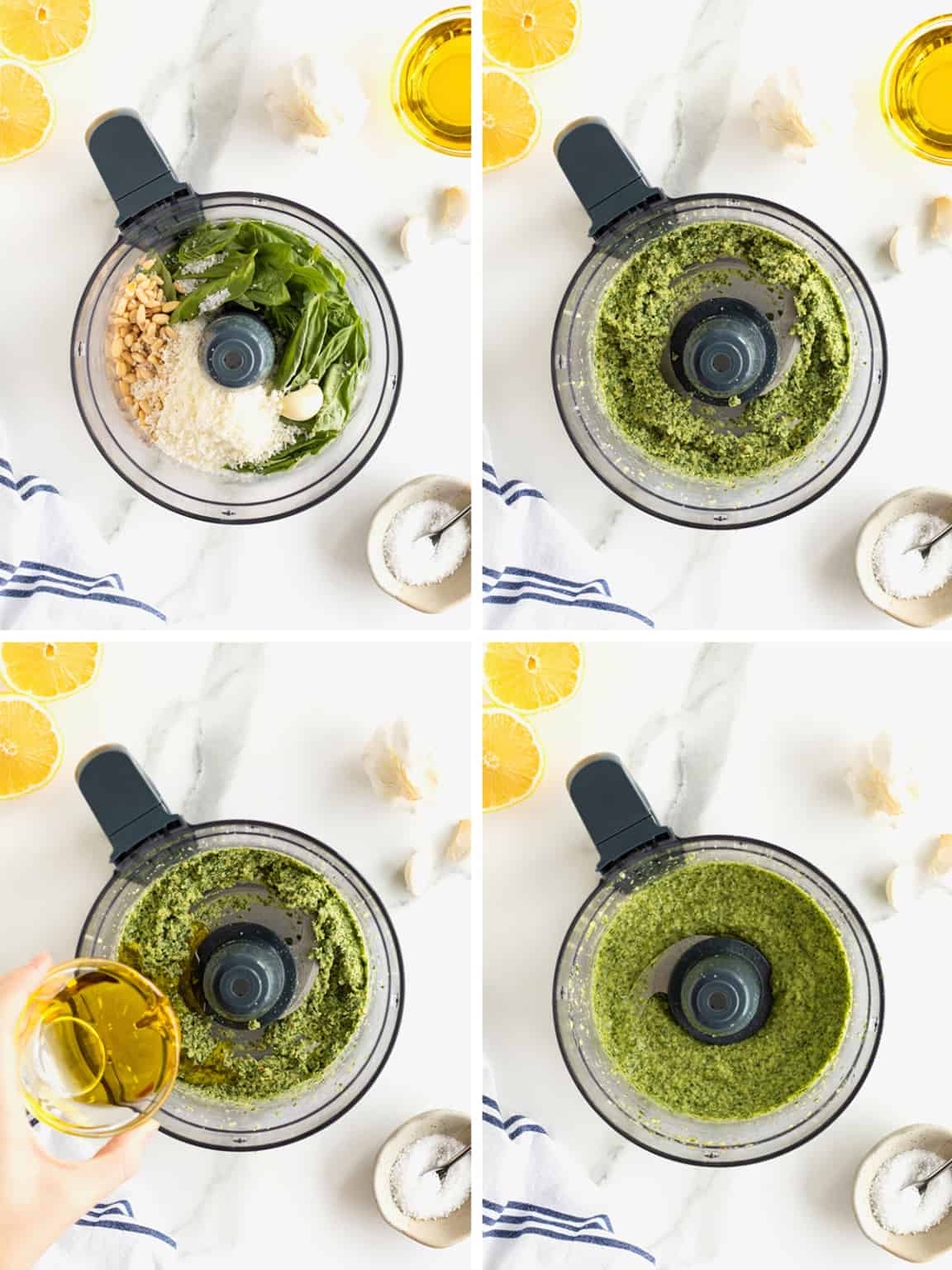How to Make Fresh Basil Pesto - The BakerMama