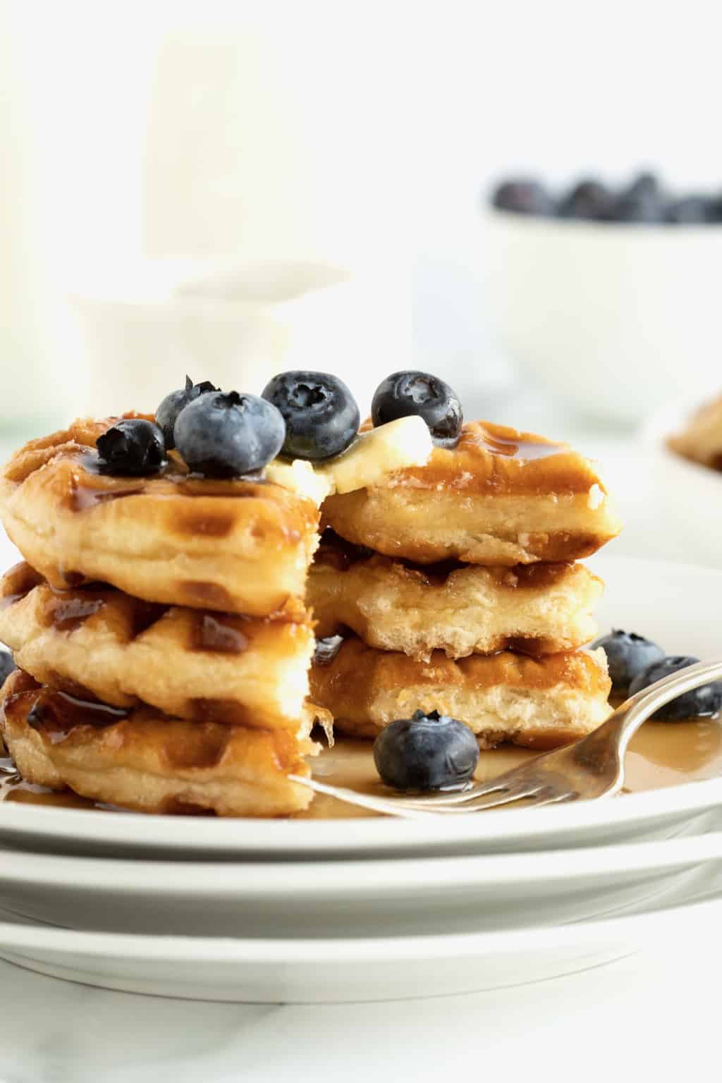 Donut Waffles - The BakerMama