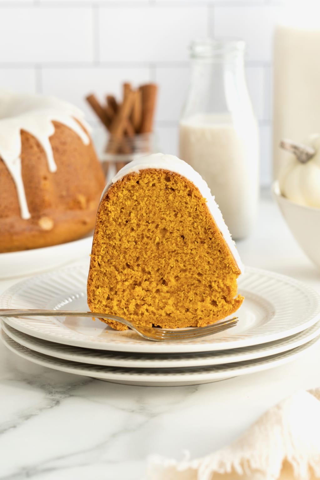 Pumpkin Pound Cake - The BakerMama