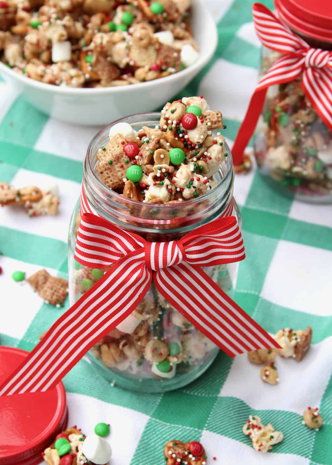 Holiday Party Snack Mix - The BakerMama