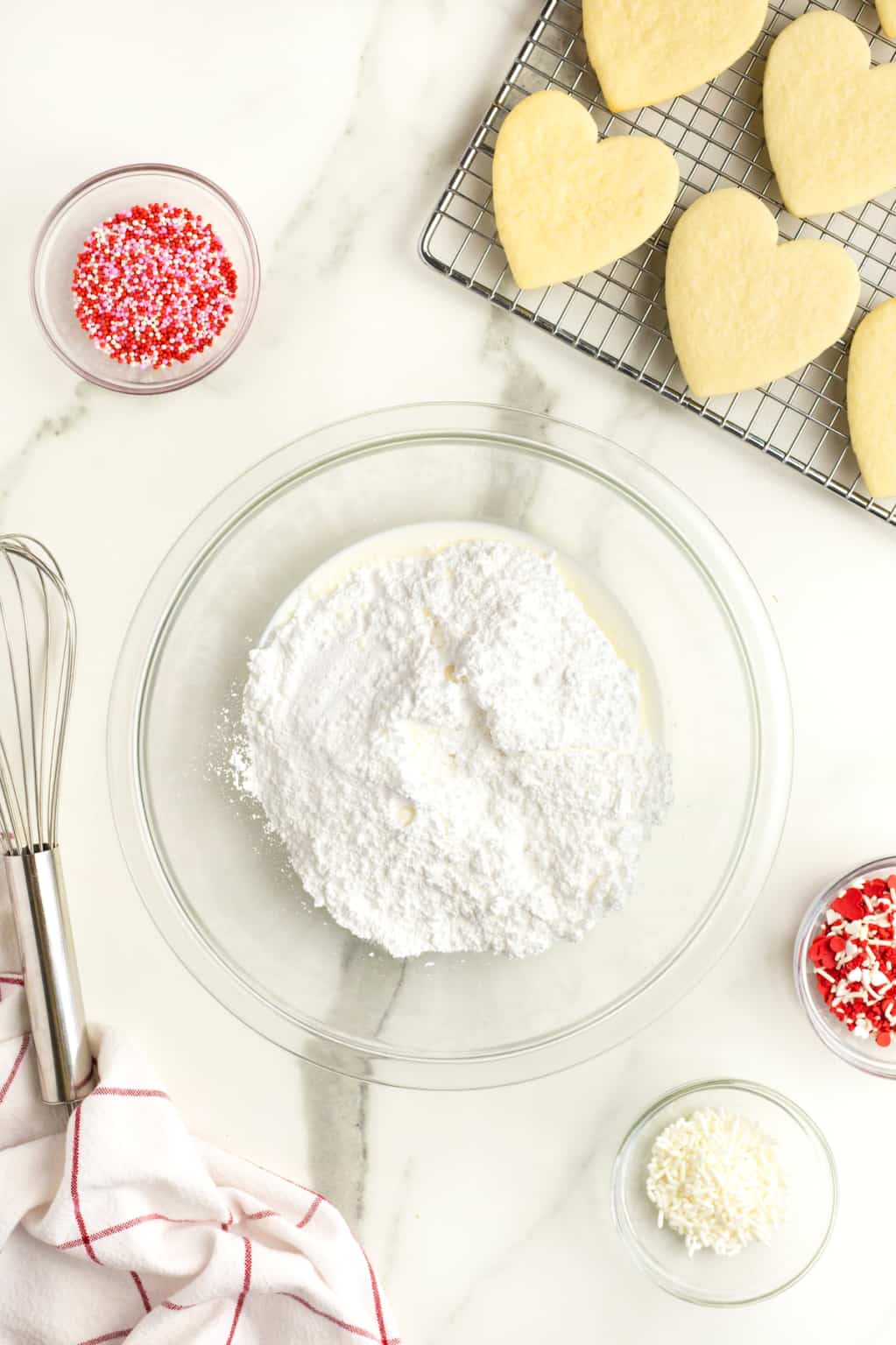 Valentine's Sugar Cookies - The BakerMama