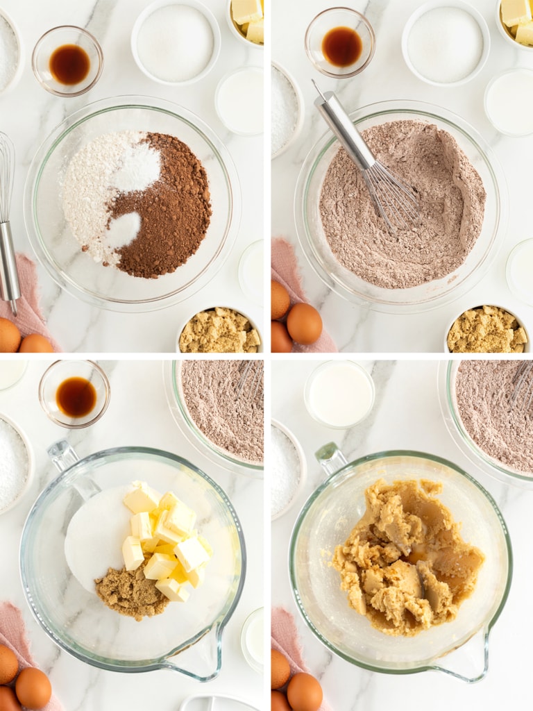 Chocolate Sugar Cookies - The BakerMama