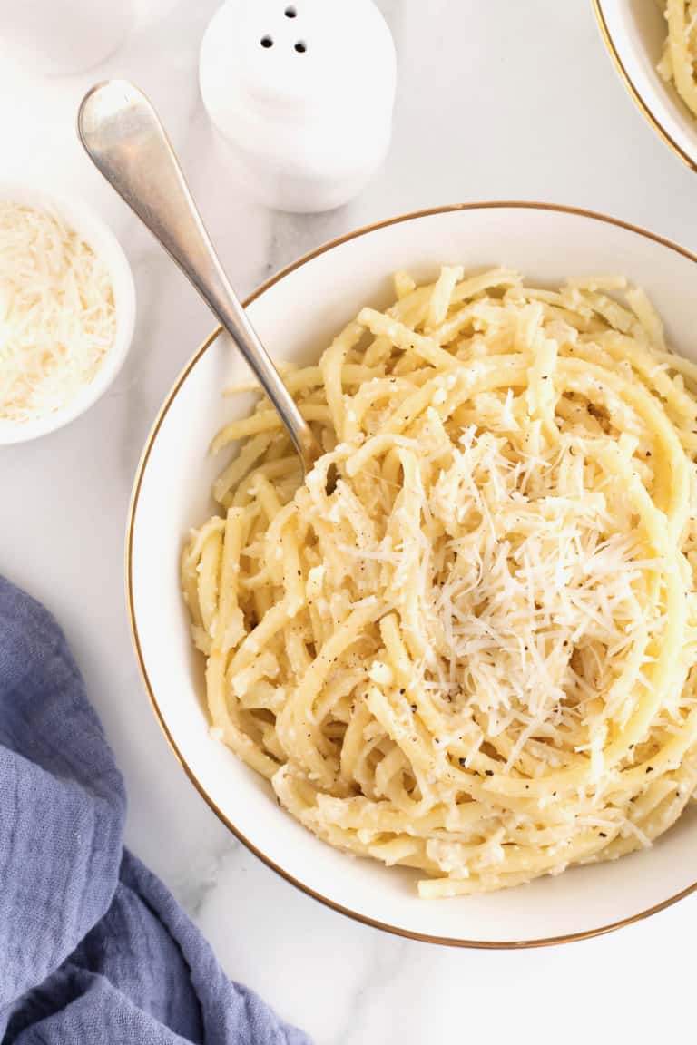 Quick and Easy Cacio e Pepe - The BakerMama