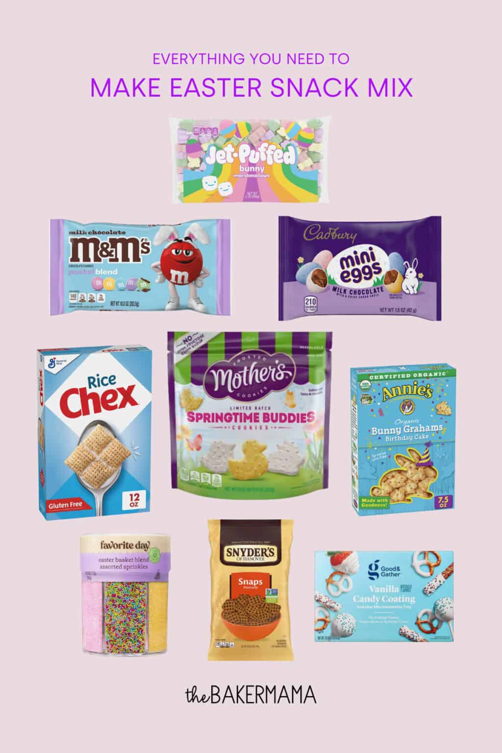 Easter Snack Mix - The BakerMama