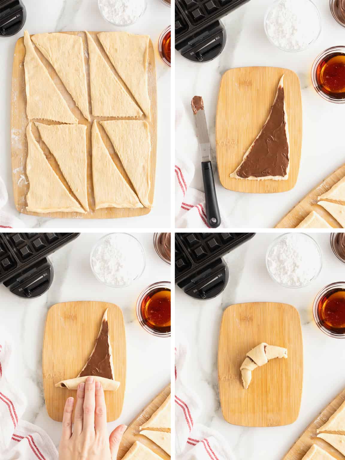 Nutella Croffles - The BakerMama