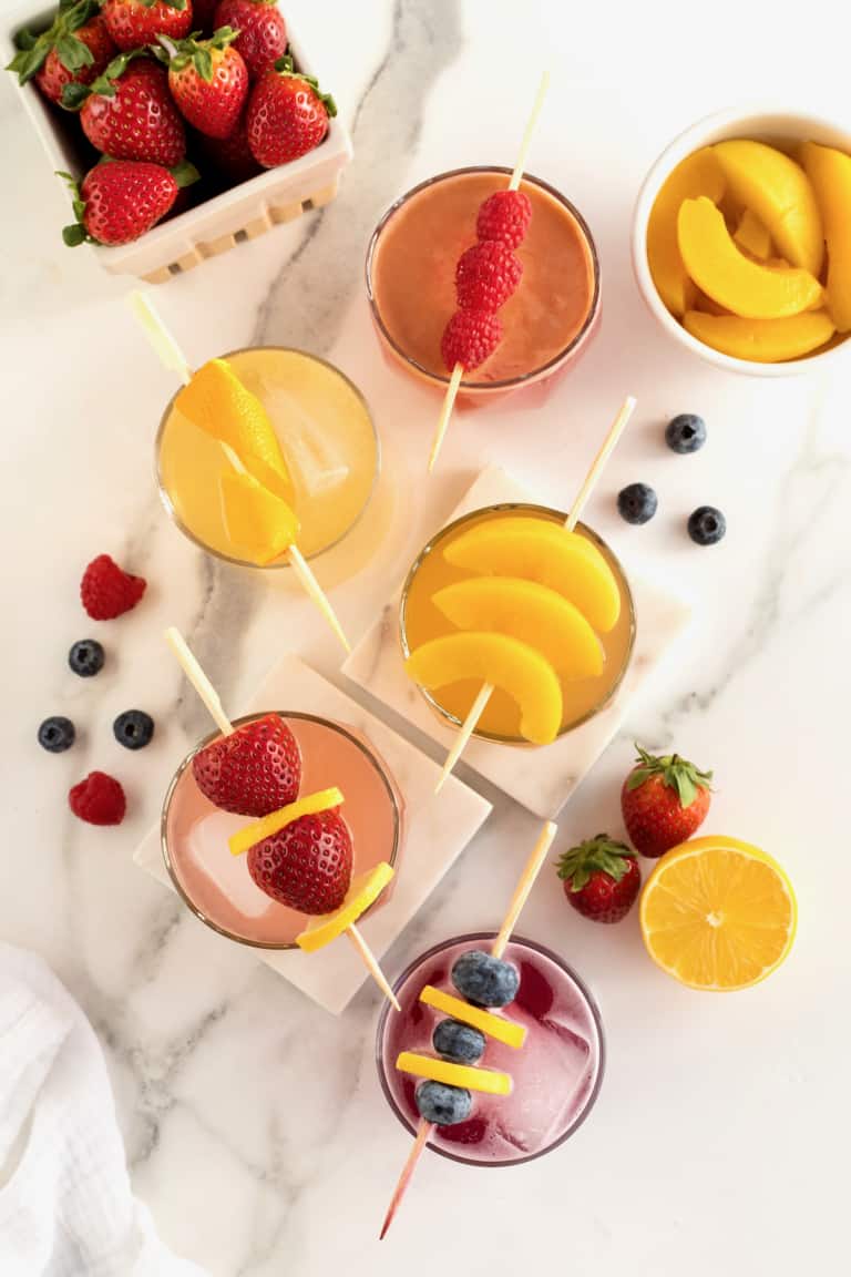 4-Ingredient Jam Cocktails - The BakerMama