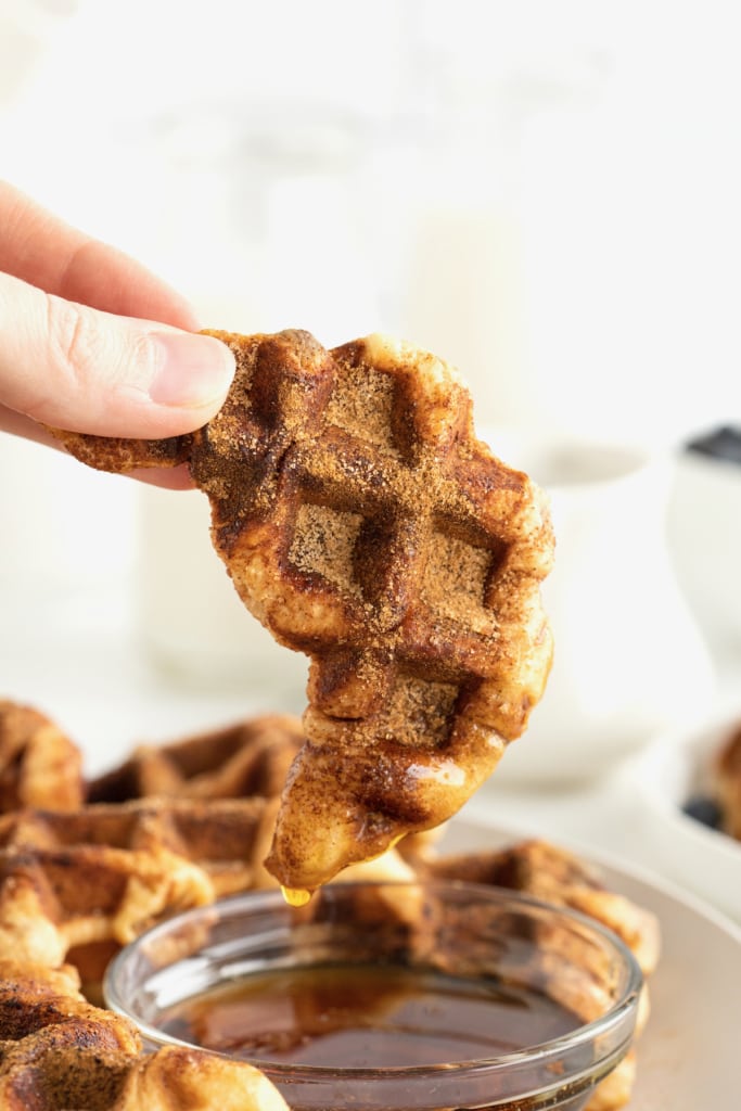 Cinnamon Sugar Croffles - The BakerMama