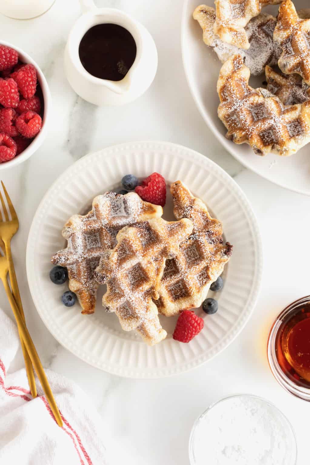 Nutella Croffles - The BakerMama