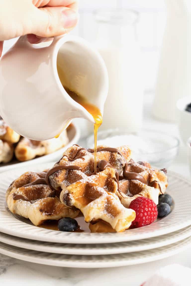 Nutella Croffles - The BakerMama