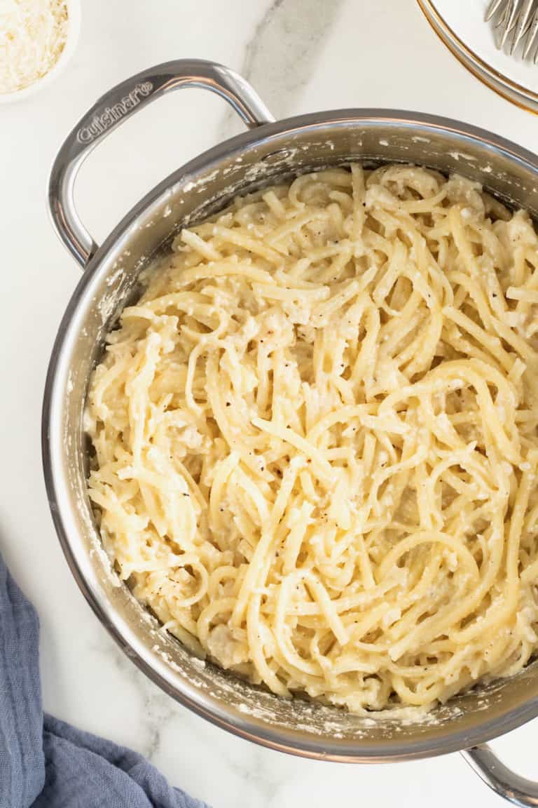 Quick and Easy Cacio e Pepe - The BakerMama