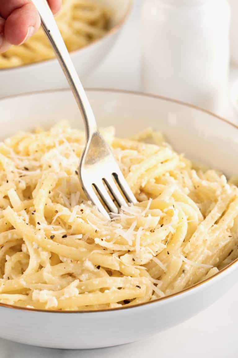 Quick and Easy Cacio e Pepe - The BakerMama