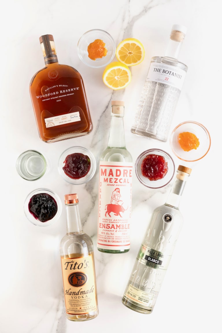 4-Ingredient Jam Cocktails - The BakerMama