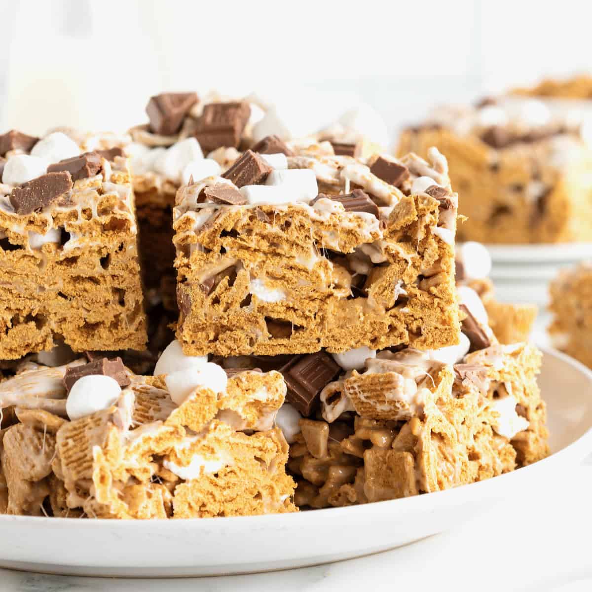 No-Bake S'mores Bars - The BakerMama