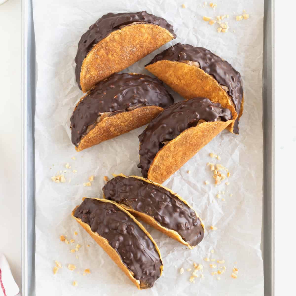 Homemade Choco Tacos - The BakerMama
