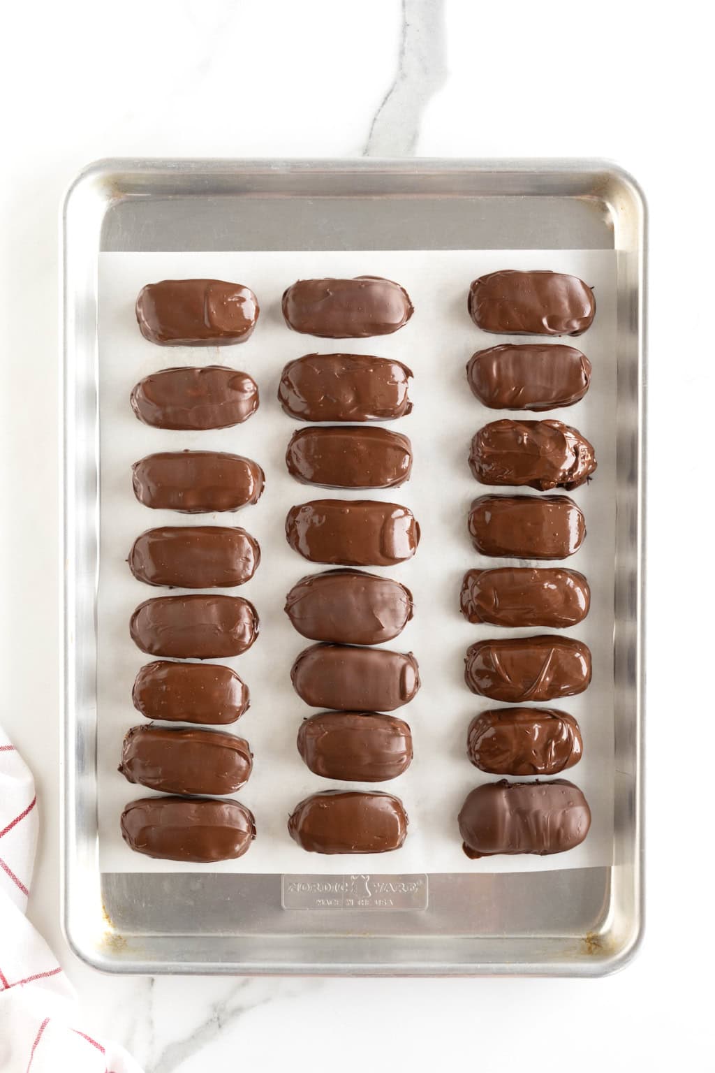 Homemade Snickers Bites - The BakerMama