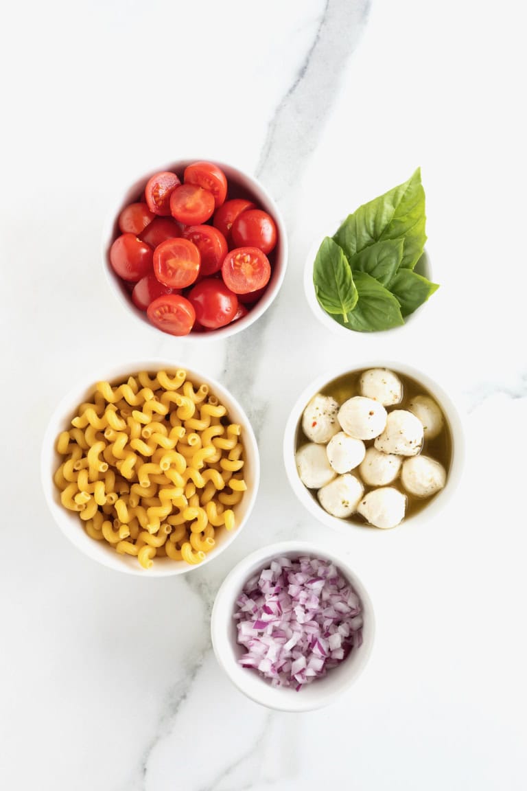 Caprese Pasta Salad The Bakermama