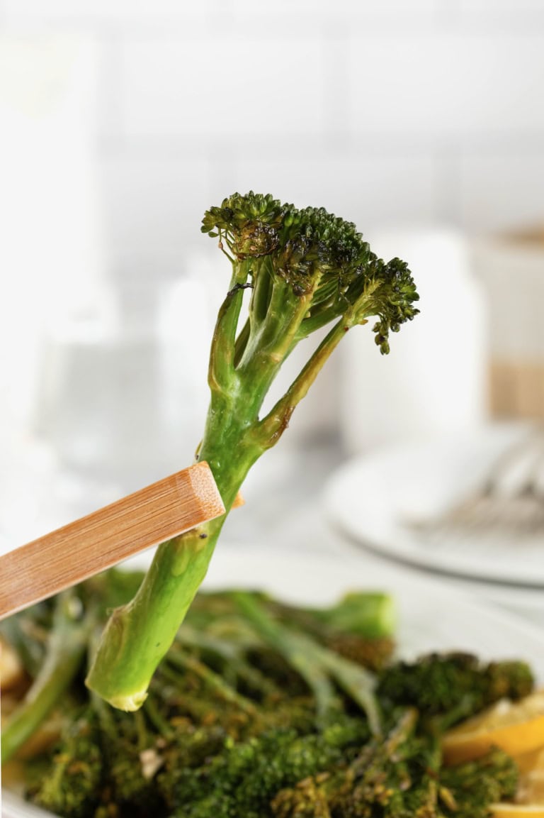 Roasted Broccolini - The BakerMama