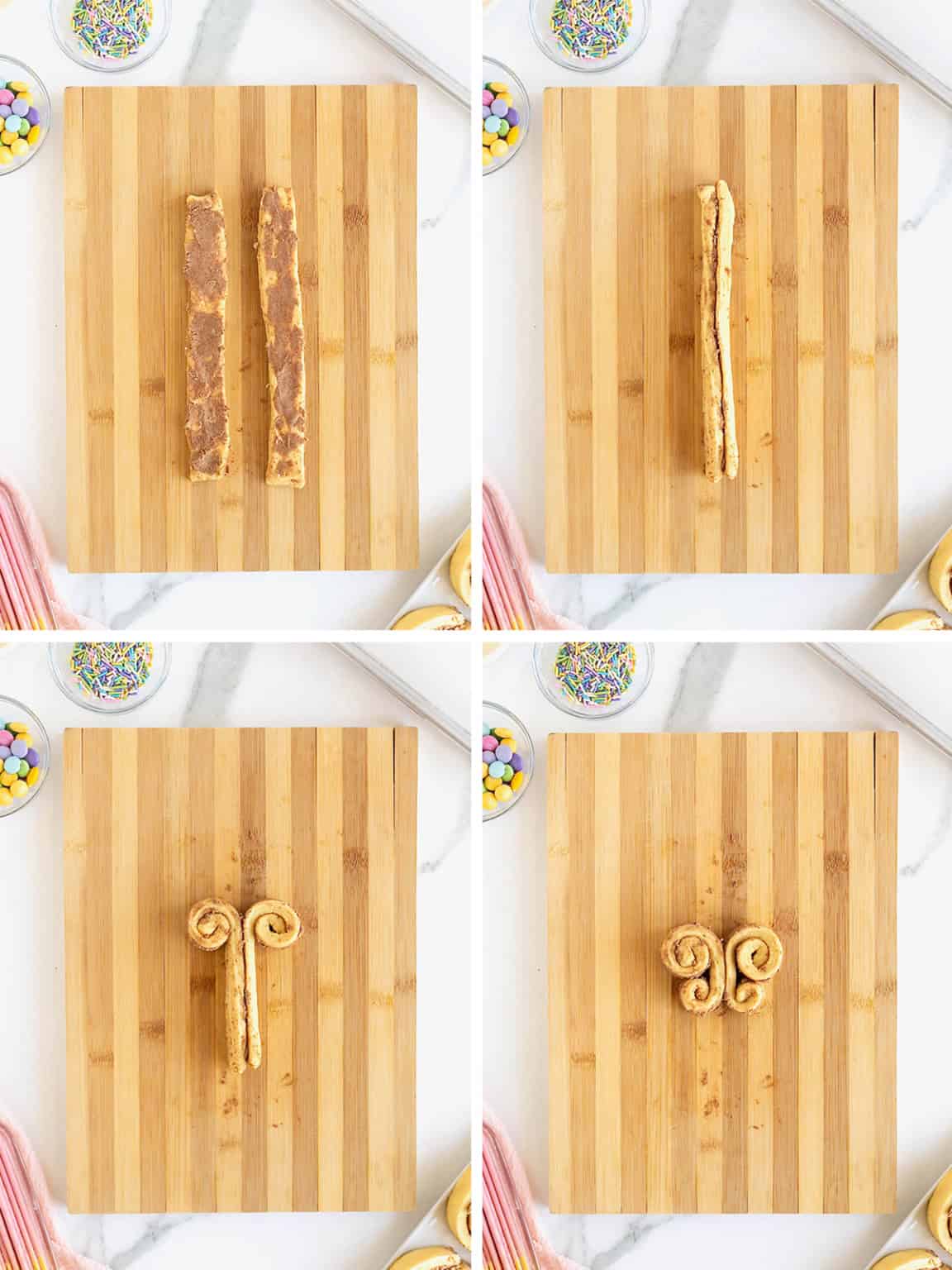 Butterfly Cinnamon Rolls - The BakerMama