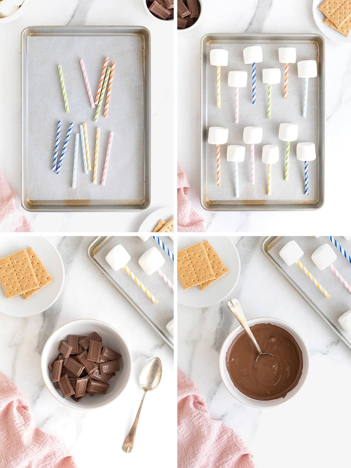 S'mores Marshmallow Pops - The BakerMama