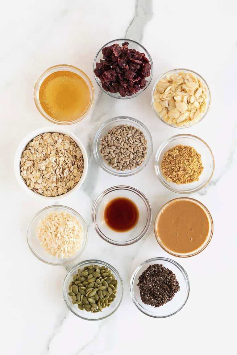 No-Bake Power Bars - The BakerMama