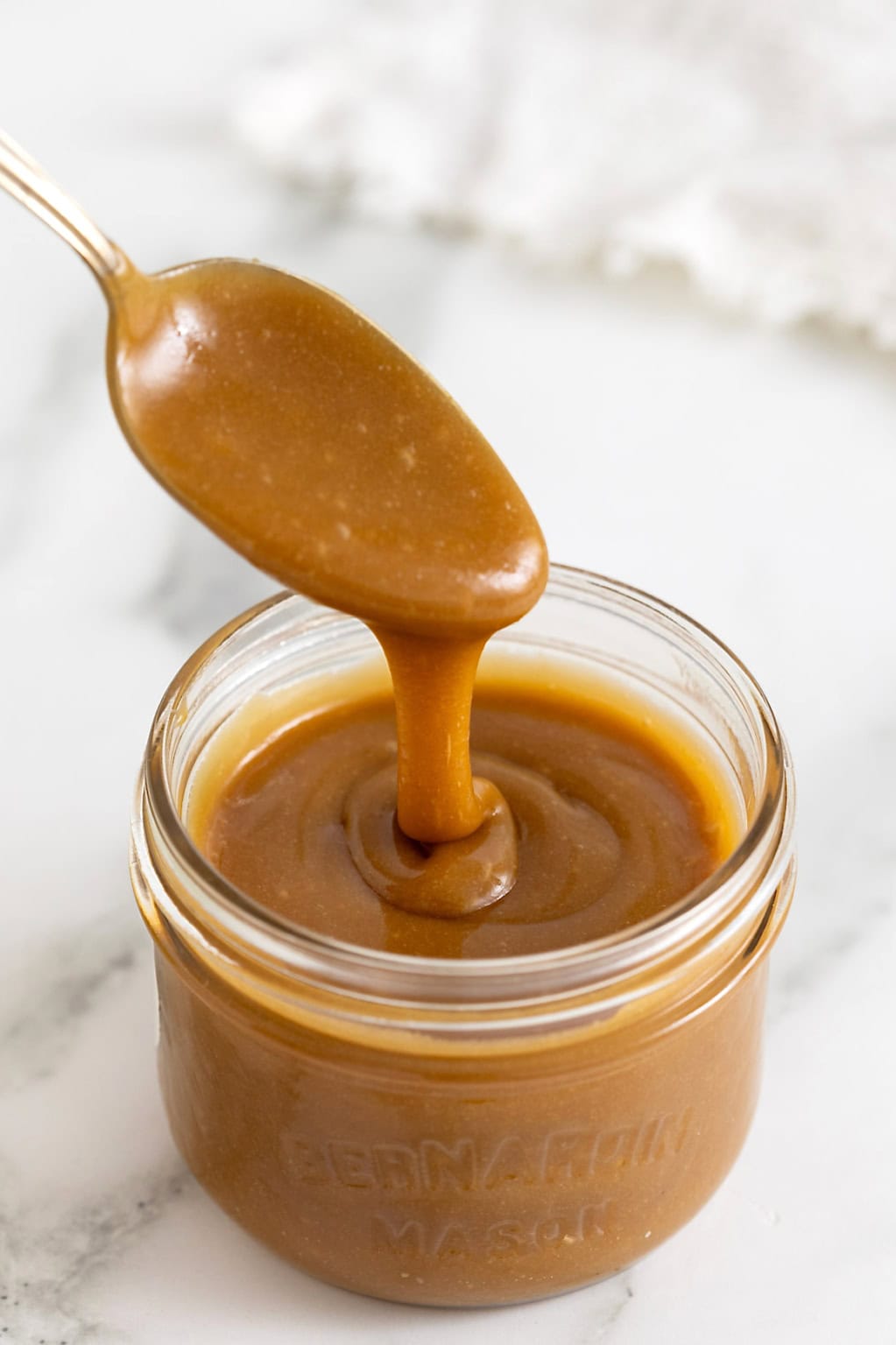 How to Make Simple Caramel Sauce - The BakerMama